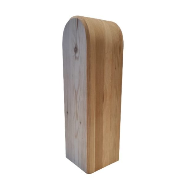 Smooth Larch Fence Post Round Top | J&P Garden Products