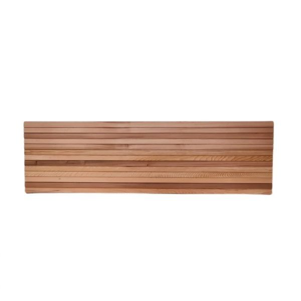 Modern Cedar Slatted Fence Panel Privacy Slim | J&P Garden Products